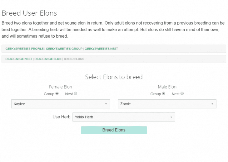 Eliyo Virtual Pet Game – Browser Based Virtual Pet Game Like Pokemon ...